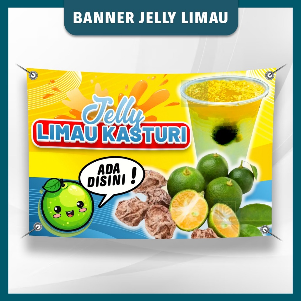 BANNER AIR JELLY LIMAU KASTURI VIRAL | SIAP CEPAT & MURAH | Shopee Malaysia