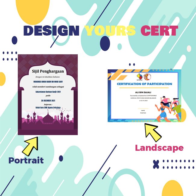 [Design Yours] Sijil/Certificate Custom Made | Shopee Malaysia