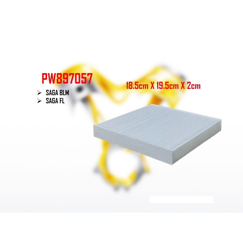 Proton Saga BLM Saga FL Aircond Filter Cabin Air Filter PW897057 ...