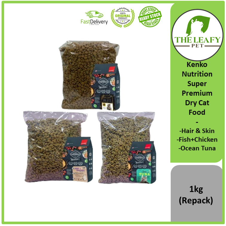 Kenko Nutrition Super Premium Cat Dry Food - 1kg Repack | Shopee Malaysia