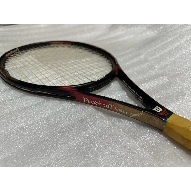 WILSON Pro Staff 5.8si Stretch Graphite Kevlar PWS Performance Tennis ...