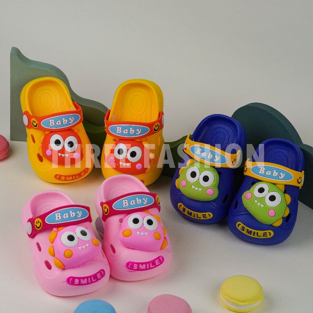 Cartoon Dinosaur Kids Selipar Shoes Girl and Boy Budak Lelaki Perempuan ...