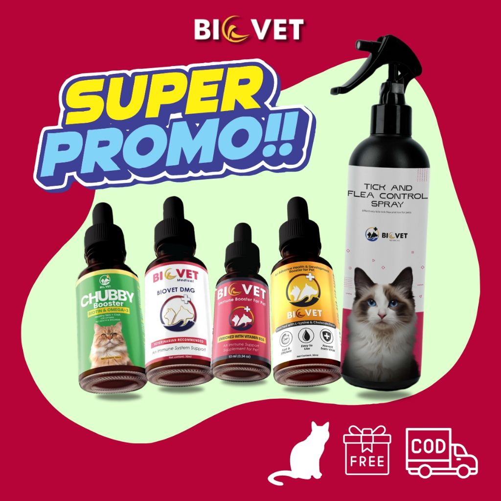 Vitamin Kucing Biovet Immune Booster Biovet Chubby Biovet DMG Biovet ...