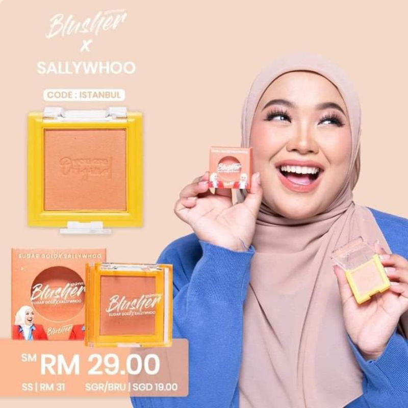 Shimmer Blusher X tiktokers ( Mia & Sally ) | Shopee Malaysia