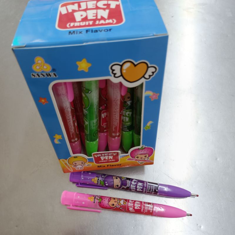 Sanwa Inject Pen Gula Fruit Jam Syrup 30pcs Mix Flavor | Shopee Malaysia