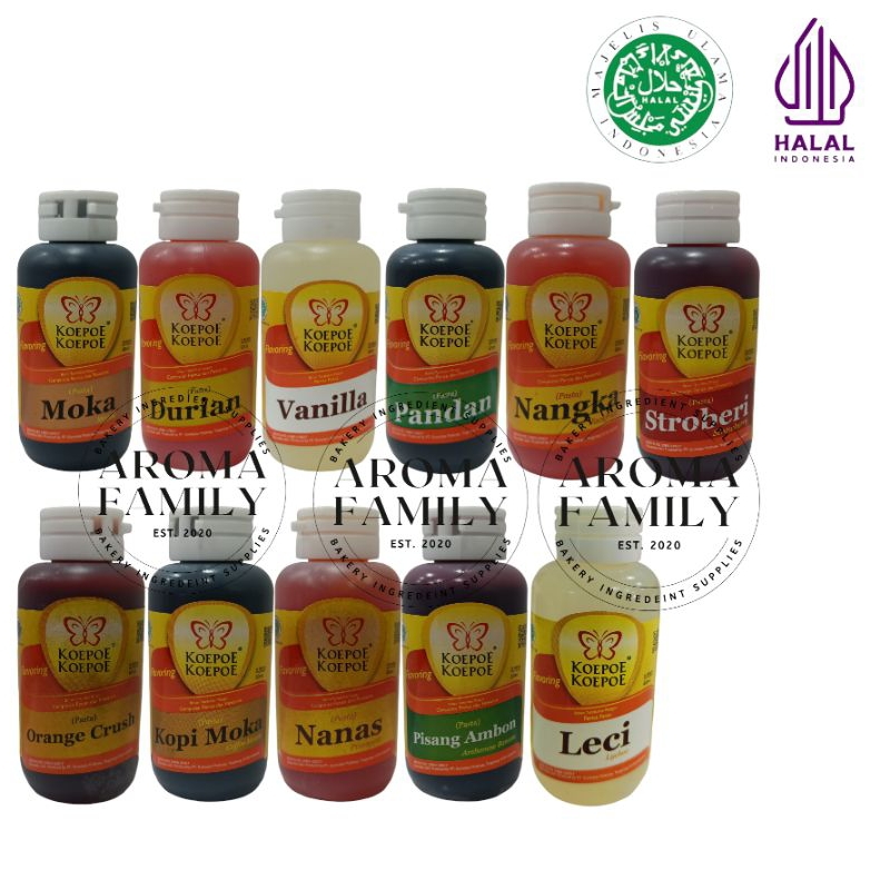 KOEPOE KOEPOE PERISA MAKANAN/FOOD FLAVORING/PANDAN/STRAWBERRY/BANANA ...