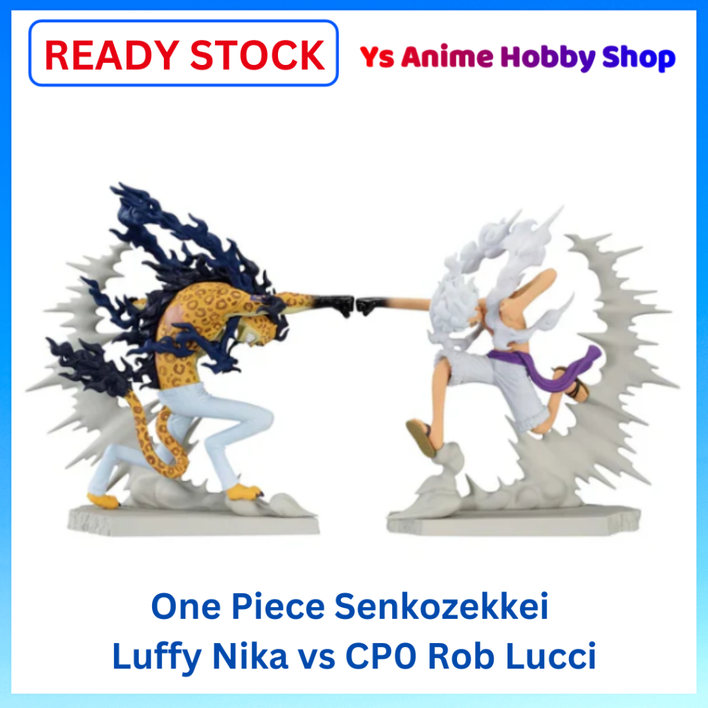 【Ready Stock】Banpresto Bandai One Piece Senkozekkei Luffy Nika vs Rob ...