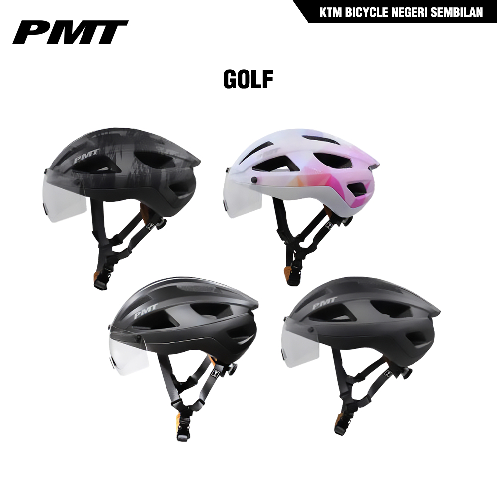 PMT GOLF HELMET CYCLING HELMET AERO DYNAMIC BICYCLE HELMET | Shopee ...