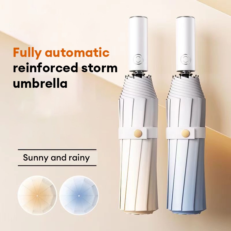 Fully automatic folding umbrella automatic opening and closing one ...