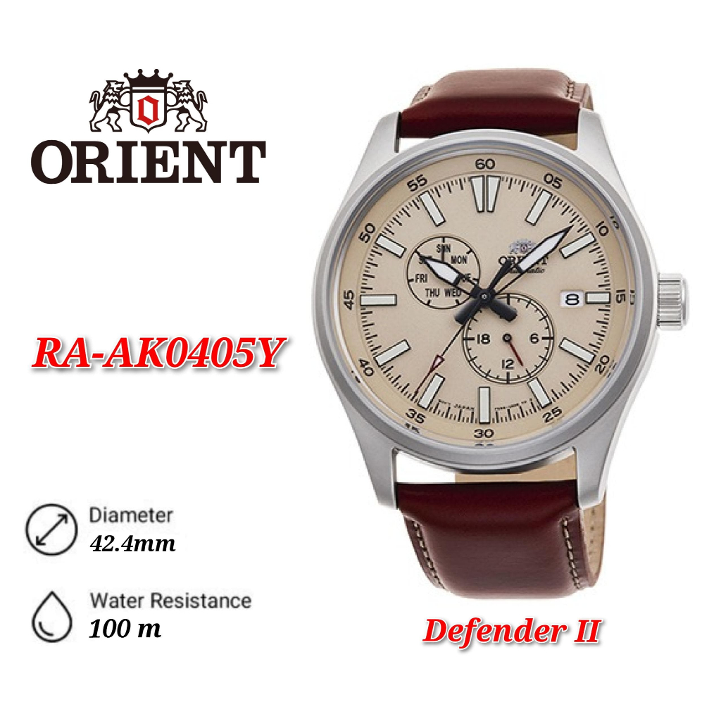 Orient Defender RA-AK0405Y10B Automatic Men's Watch - RA-AK0405Y ...