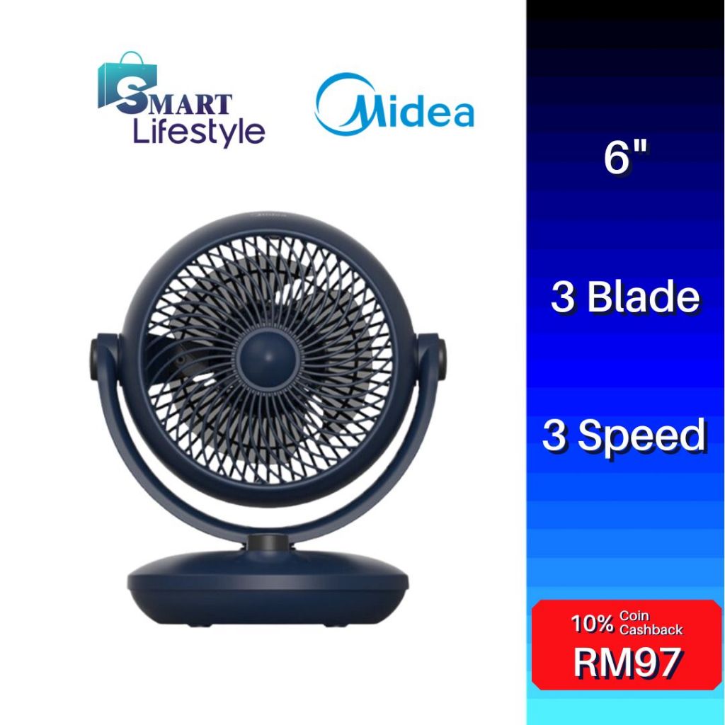 Morgan Circulation Fan 3 Speed Morgan MFQ-SC61M / Midea MFG150M0APB ...