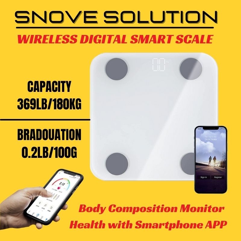 Wireless Digital Scale FOR Body Fat, Body Weight Accurate BMI Weight ...