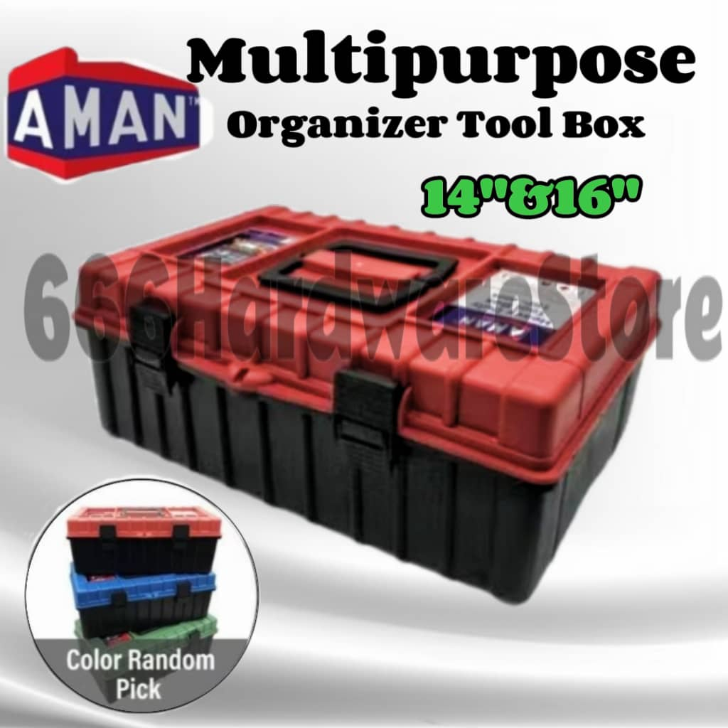 Multipurpose Organize Plastic Storage Tool Box | PVC Tool Box | Kotak ...