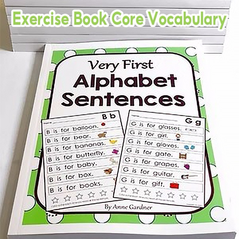 240Pages Very First Alphabet Sentence Sight Word Handwriting Practice ...