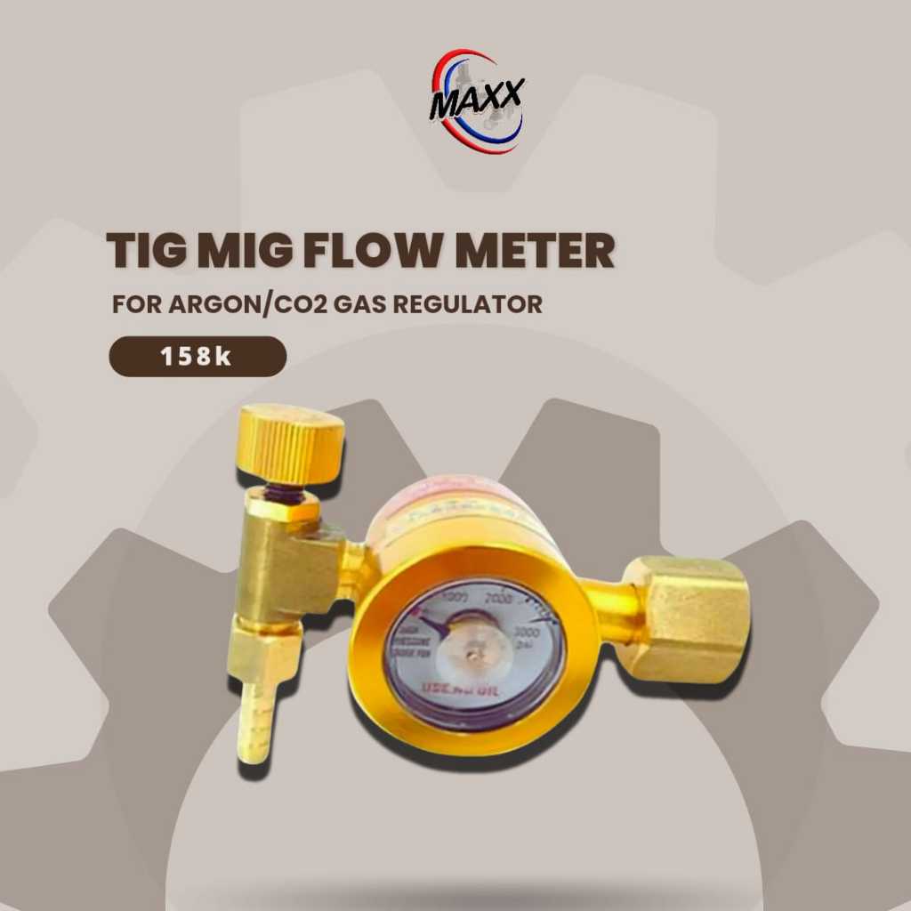 Masw TIG MIG flow meter for Argon and CO2 regulator (MODEL 158K ...