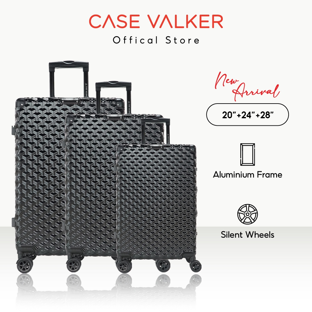 Case Valker LUXT PC Aluminum Frame Hard Case Luggage Bag Suitcase (20 ...