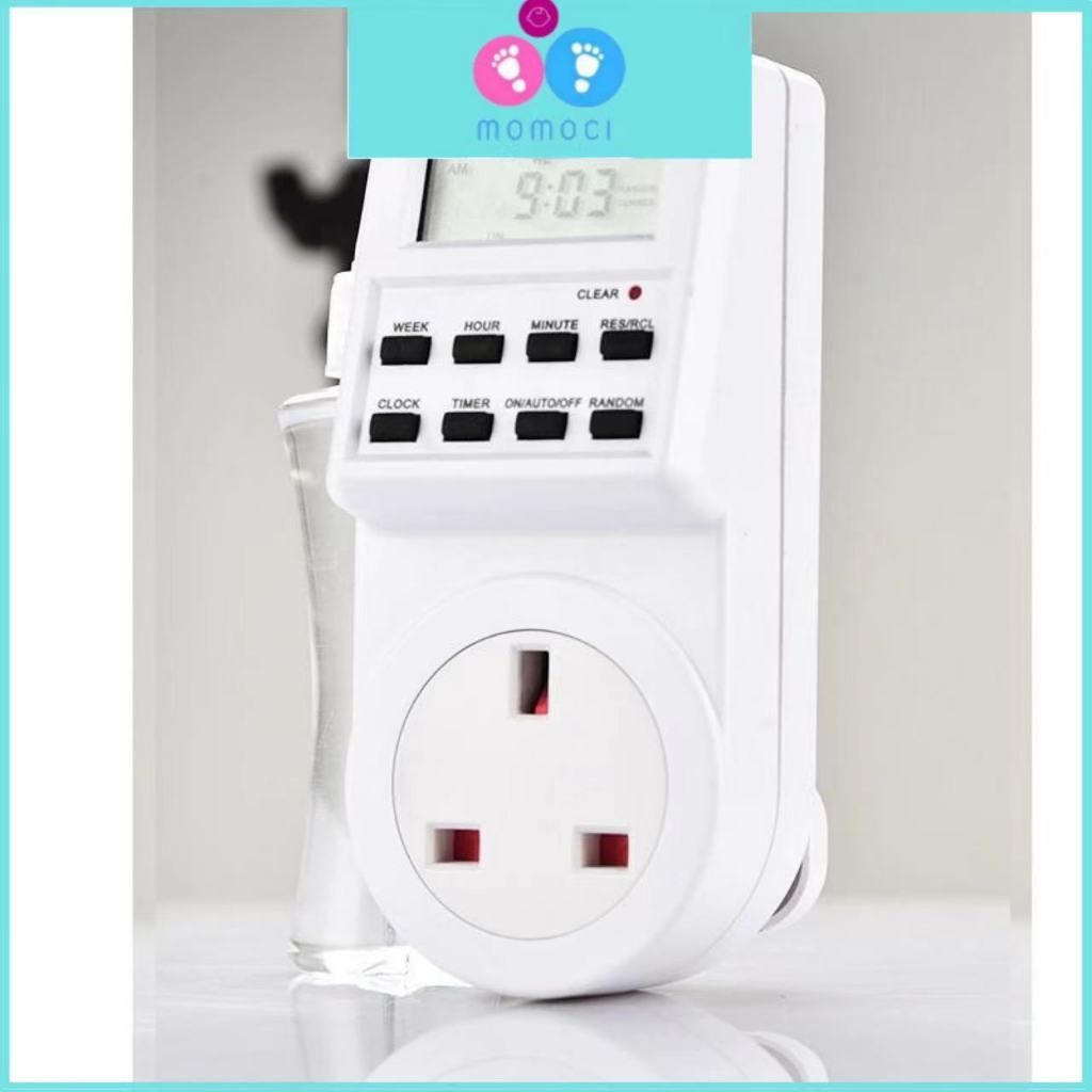 Digital Timer Plug Electric Timer 电子计时插座 Auto自动执行(Back up Battery ...