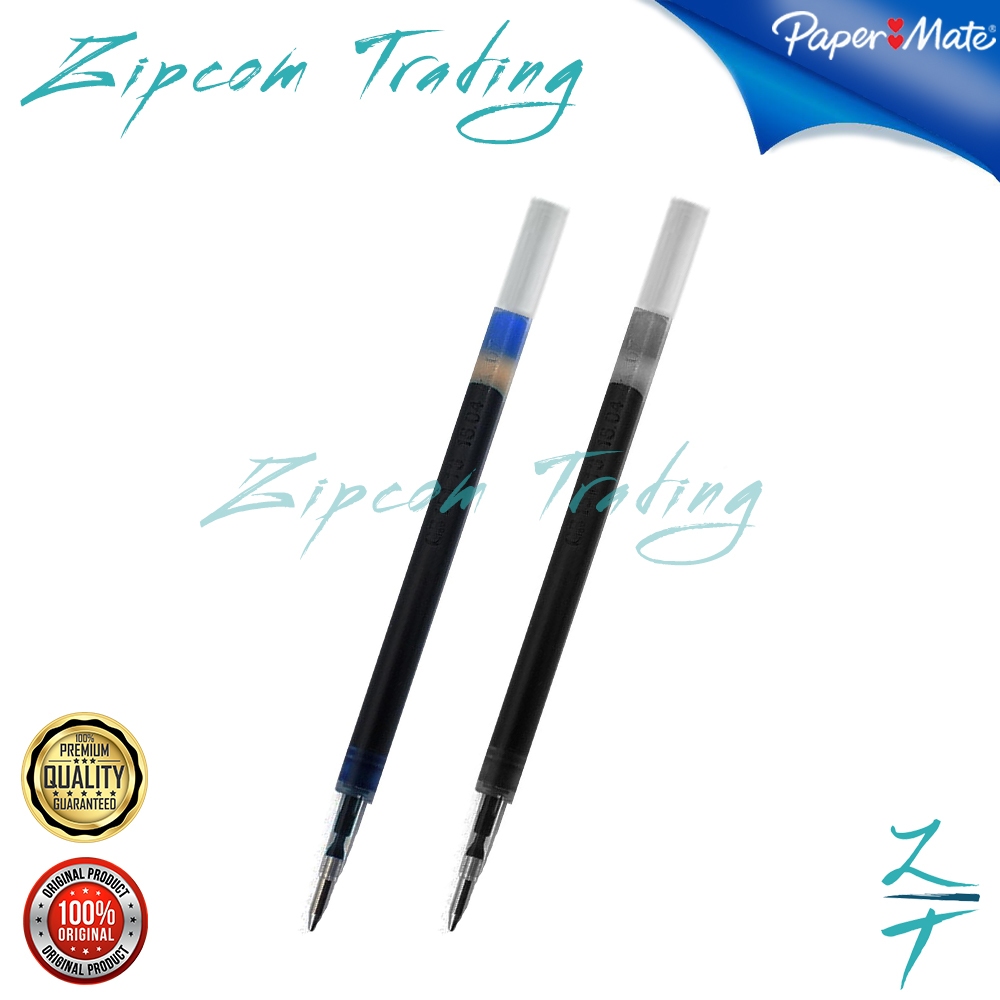 Papermate Inkjoy Gel Pen Refill - 0.7mm / 0.5mm ( Pure Blue or Black ...