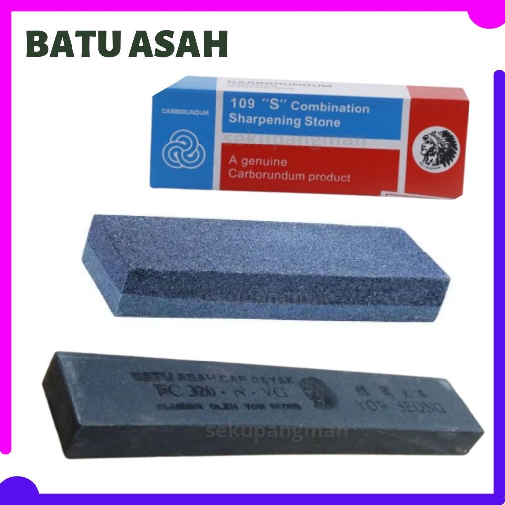 CAP DAYAK Batu Asah Pisau Parang Sabit Asah Batu Pengasah Pisau ...