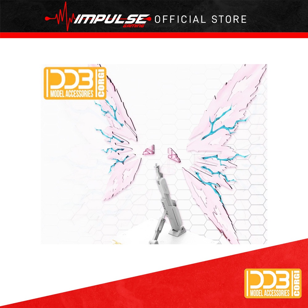 DDB Corgi Wing Of Light Effect Expansion Parts Set For HGCE 1/144 Mighty Strike Freedom Gundam ...