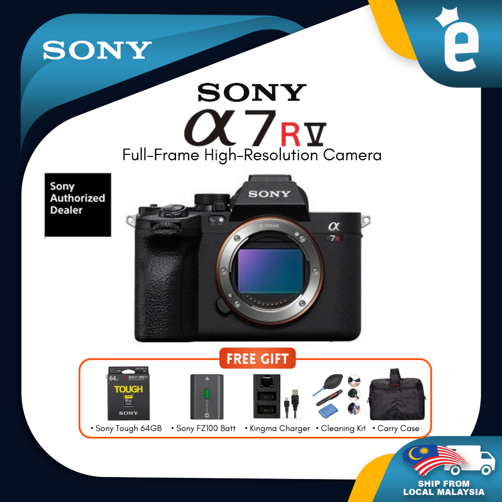 Sony A7R V / A7RV / A7RM5 / A7R Mark 5 Full Frame Mirrorless Camera (Sony Malaysia Warranty ...