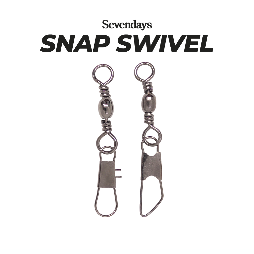 [10 PCS] High Quality Snap Swivel (#9 - #5/0) Pin Kekili Pancing ...