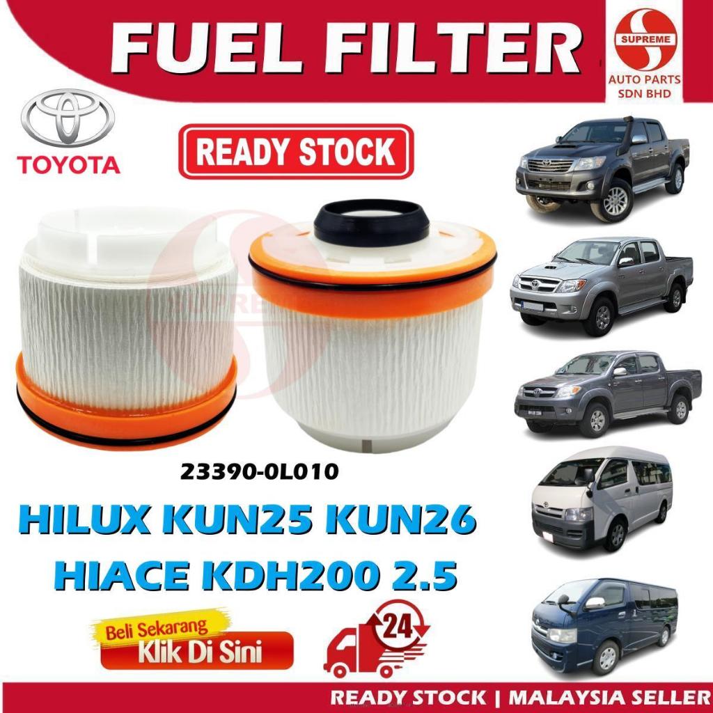 S2U Fuel Filter Toyota Hilux KUN25 KUN26 Hiace KDH200 F-MF197S Penapis ...