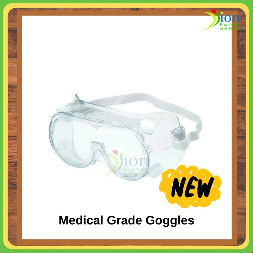 MEDICAL GRADE GOGGLES ( HIGH QUALITY WITH AIR VENTS) | Shopee Malaysia