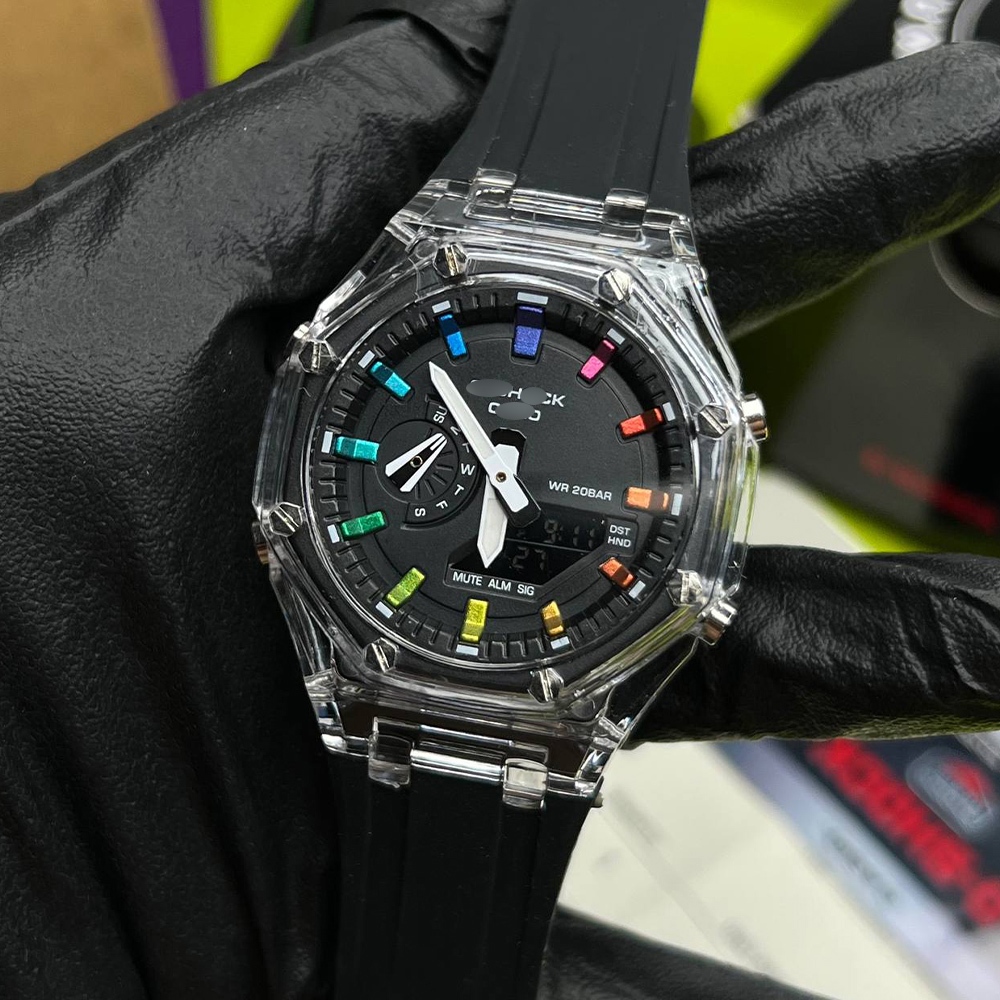 Jam TMJ Full Black ROYAL Digital Analog | Shopee Malaysia