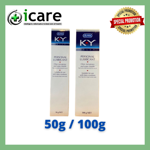 DUREX KY JELLY PERSONAL LUBRICANT GEL 50G /100G ( EXP DATE : 12/2026 ...