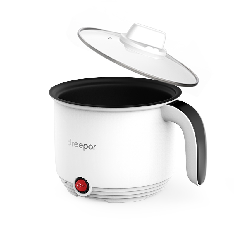 Dreepor Mini Rice Cooker Small Non Stick Hot Pot Multil Electric (1.8L ...