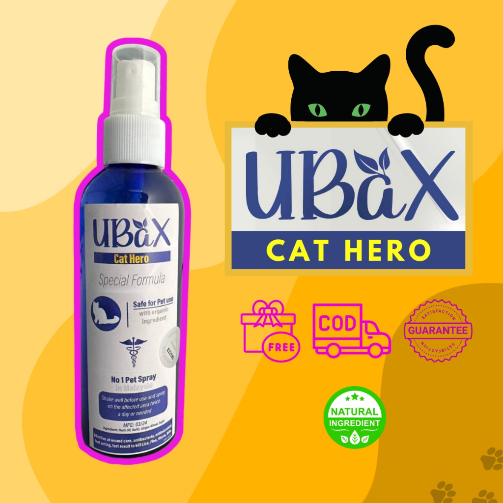 Ubax Kucing Ubax spray kucing original ubax cat hero original ubax kutu ...