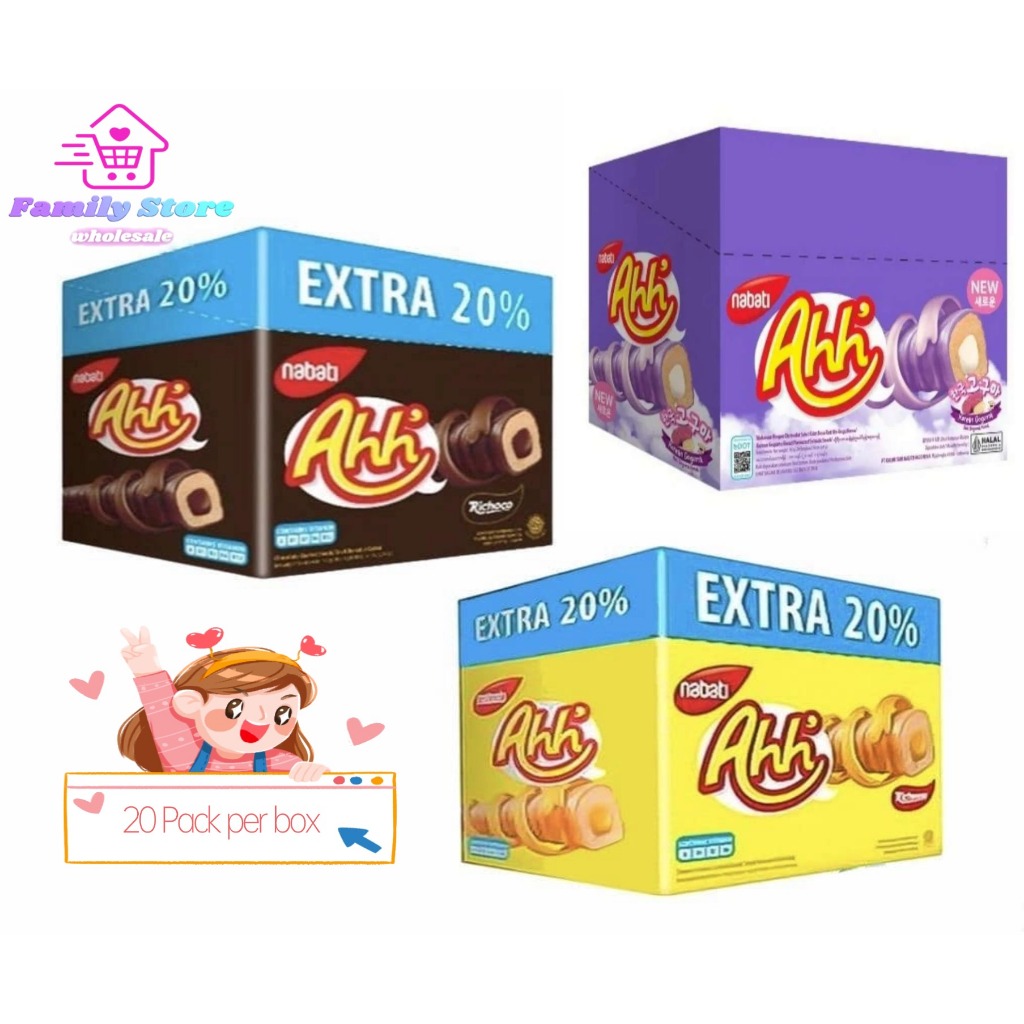 20pcs Nabati Ahh' Extra 20% (Cheese / Chocolate/Korean Goguma) | Shopee Malaysia