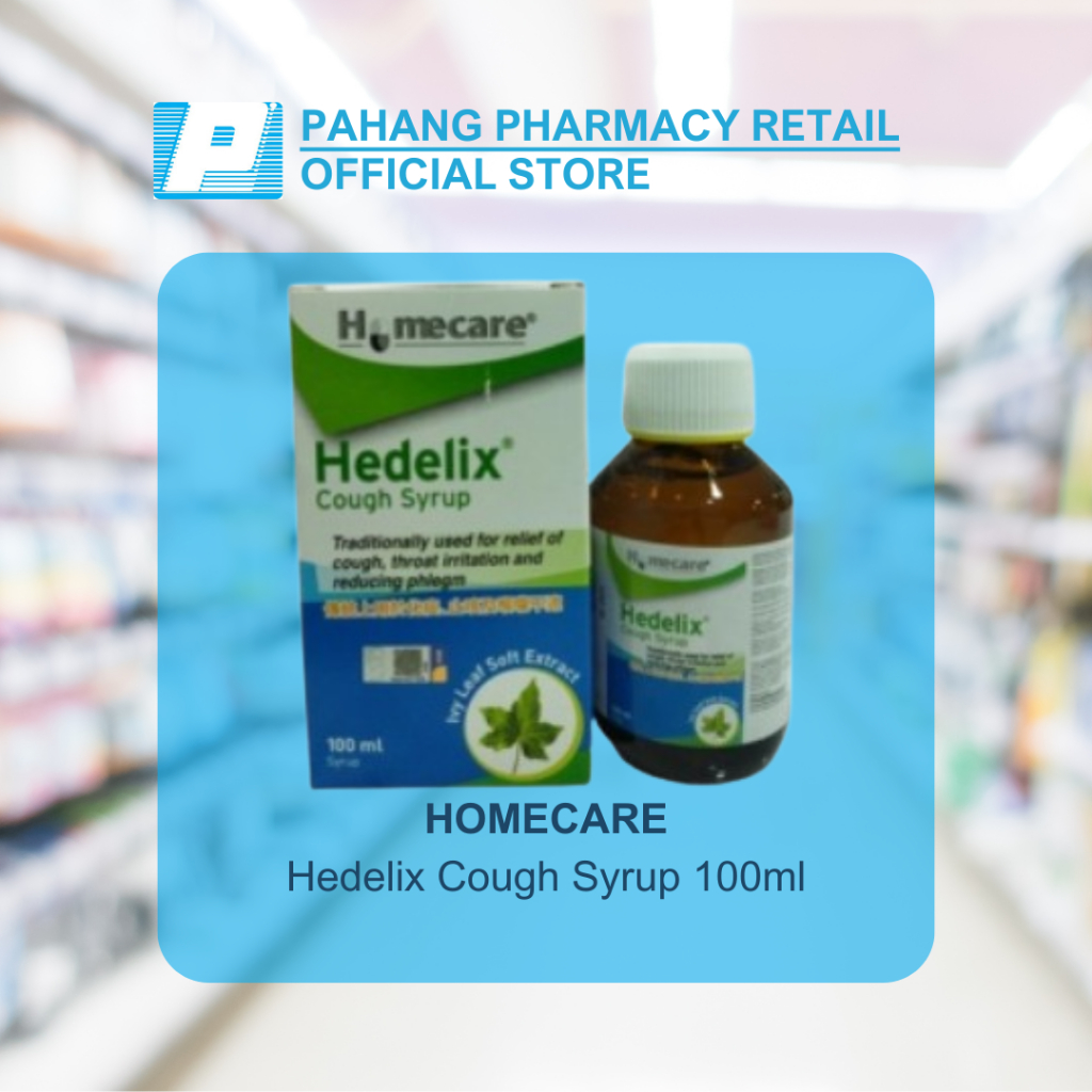 HOMECARE Hedelix Cough Syrup 100ml (EXP06/2025) | Shopee Malaysia