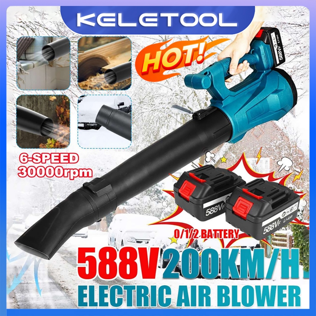 Electric Leaf Blower Cordless Air Blower Angin Cordless Garden ...