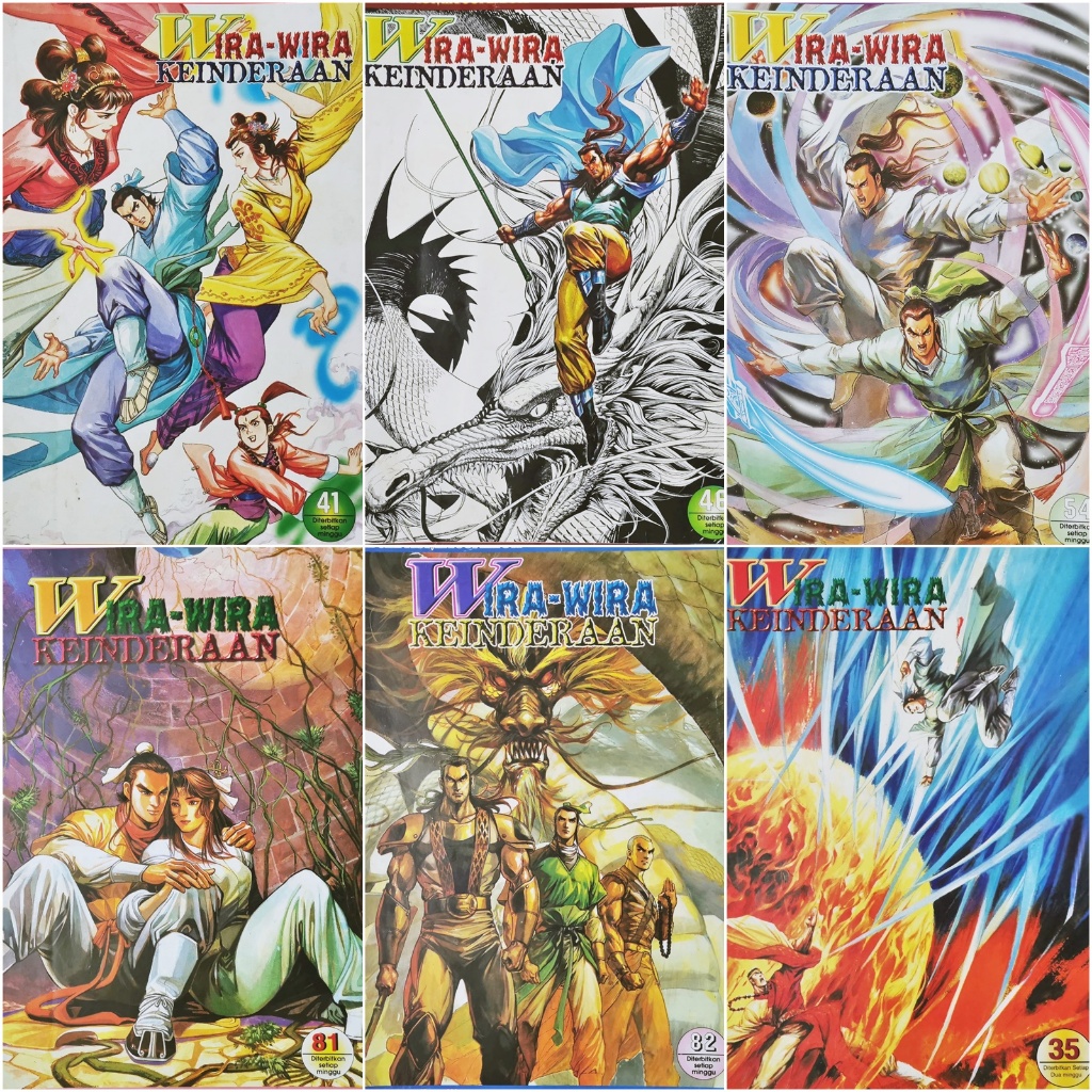 『PRELOVED 』Manhua "Wira Wira Keinderaan" (Naskah) Karya Tony Wong Komik Hong Kong Demi Gods and ...