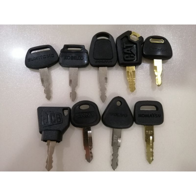 Execavator key sumitomo kobelco volvo jcb hitachi komatsu doosan sany ...
