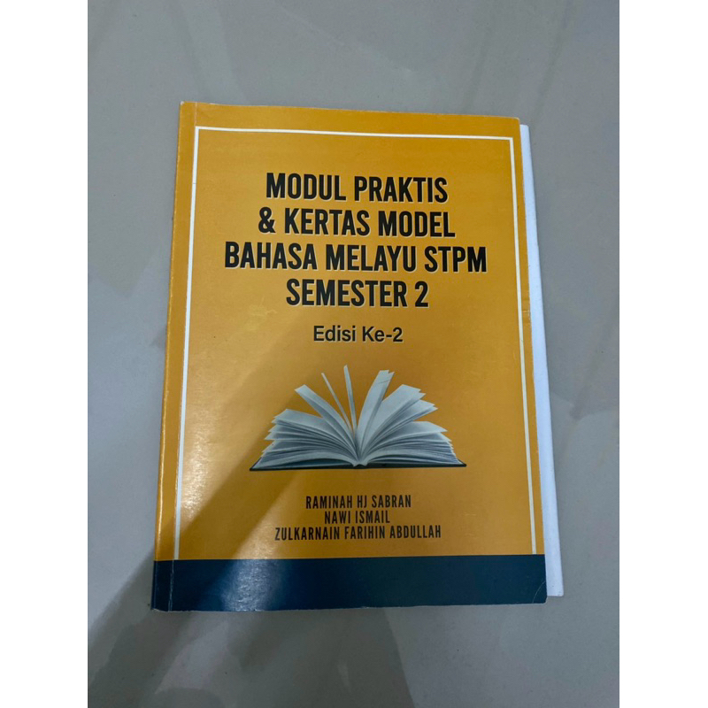 [USED] MODUL PRAKTIS BAHASA MELAYU SEM 2 (STPM) | Shopee Malaysia