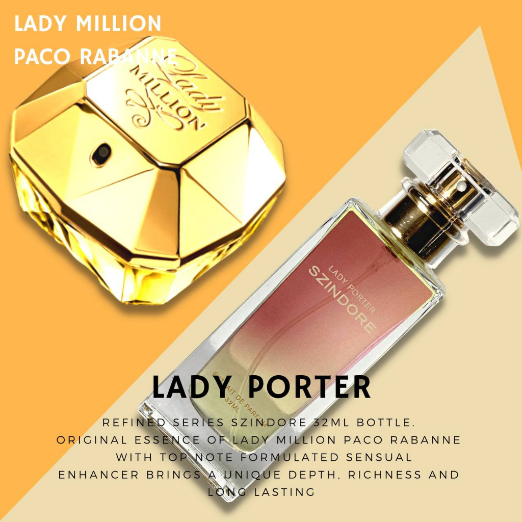 💫MUST BUY💫SZINDORE LADY PORTER PERFUME FOR HER💫 | Shopee Malaysia