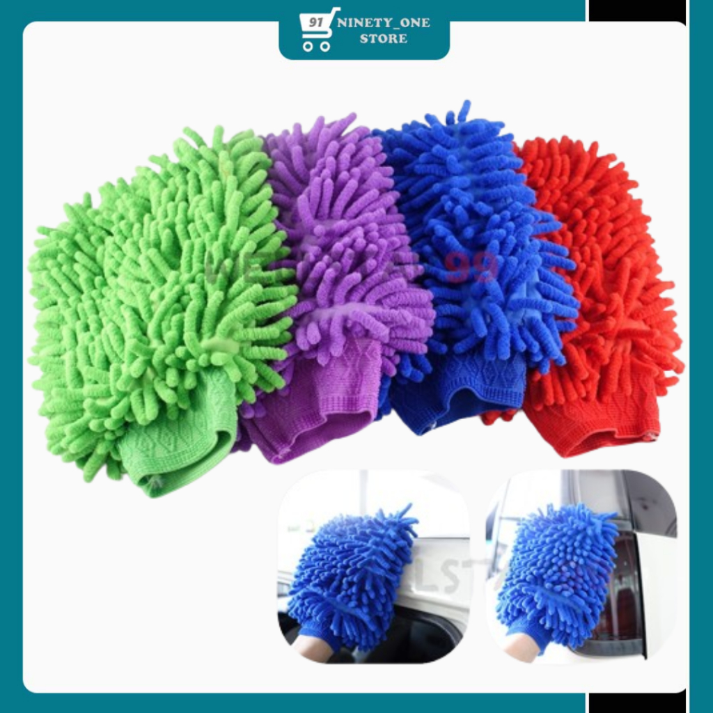 🔥READY STOCK🔥MICROFIBRE WASHING GLOVE / KAIN PENCUCI | Shopee Malaysia