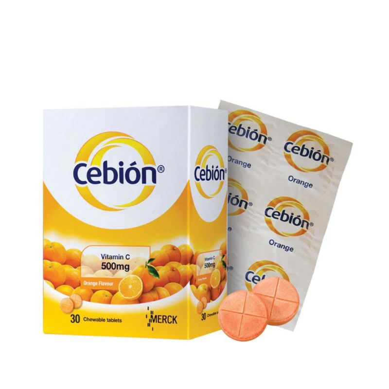 CEBION Vitamin C 500mg Chewable 30's / 1000mg Effervescent 10's ...