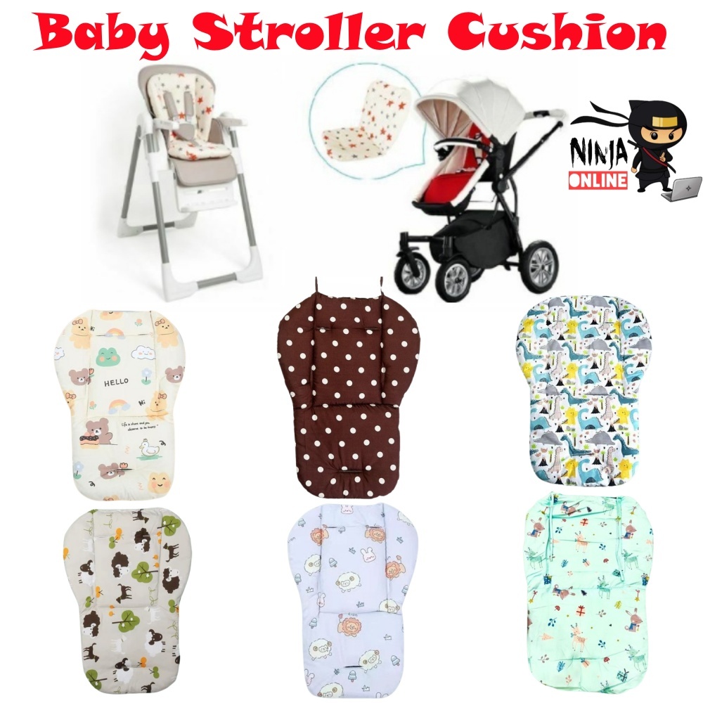 Kusyen Stroller Bayi Tempat Duduk Kereta Mudah Alih Pad Kerusi Kapas ...