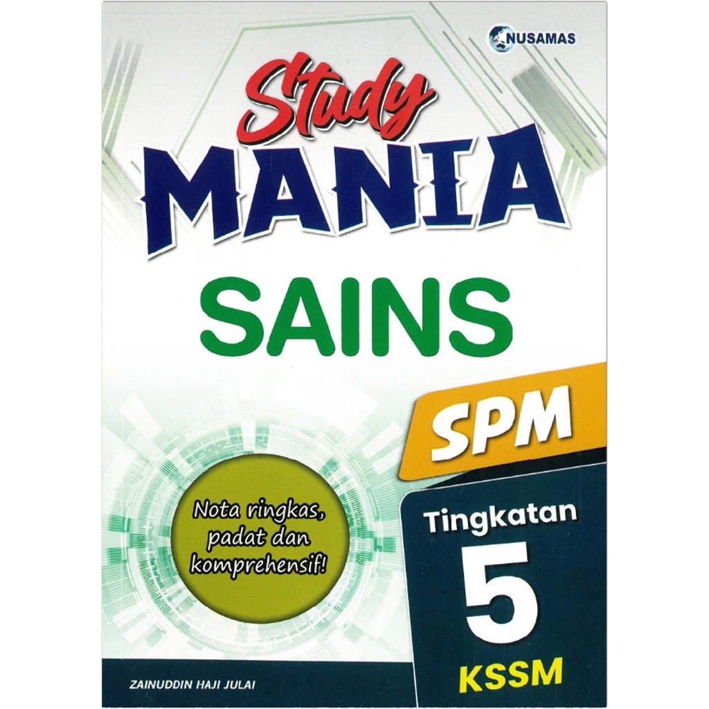 [Nusamas] Buku Rujukan : Study Mania Tingkatan 5 KSSM | Shopee Malaysia