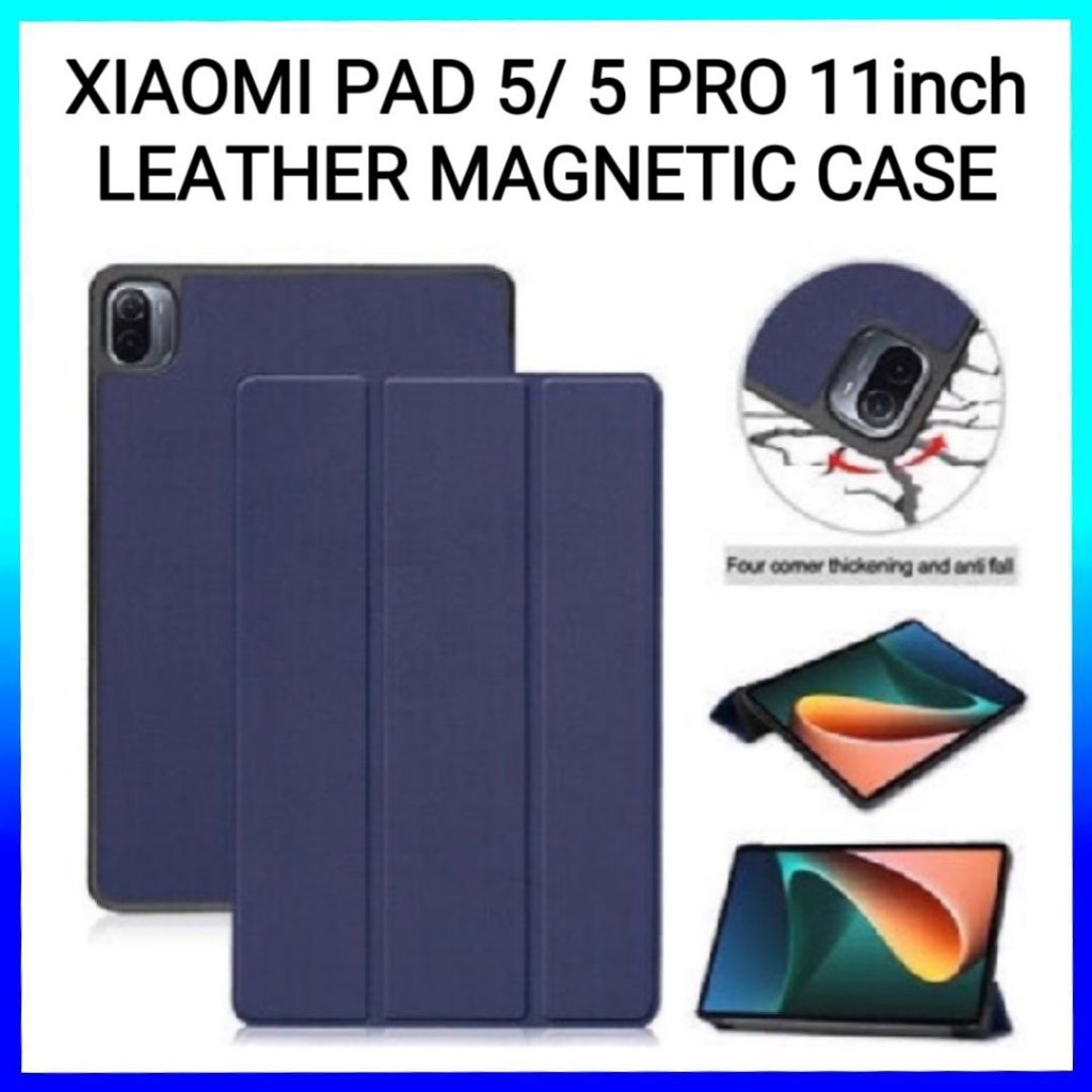 Xiaomi Pad 5 5 Pro 11 inch Leather Magnetic Flip Case Mipad5/ Mipad 5Pro 11inch Protector Case ...