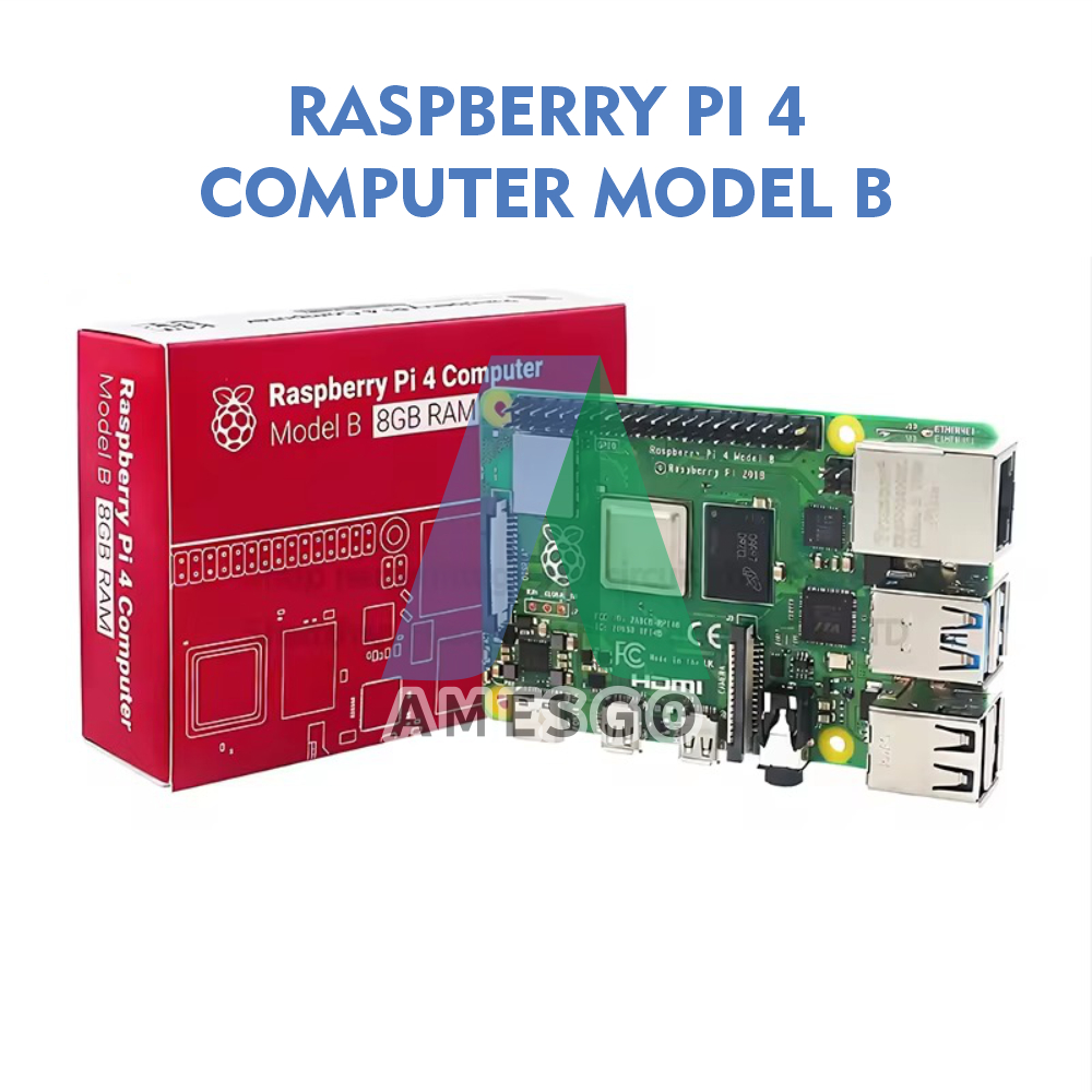 Amesgo Raspberry Pi 4 Computer Model B 4GB RAM and Casing | Shopee Malaysia