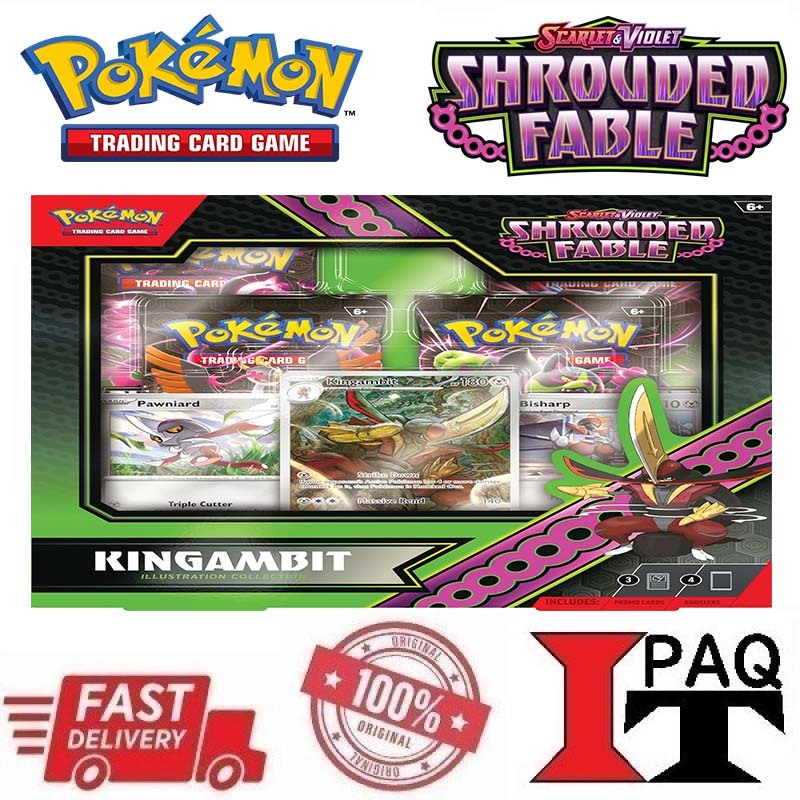 POKÉMON TCG Scarlet & Violet SV6.5 Shrouded Fable Kingambit Illustration Collection | Shopee ...
