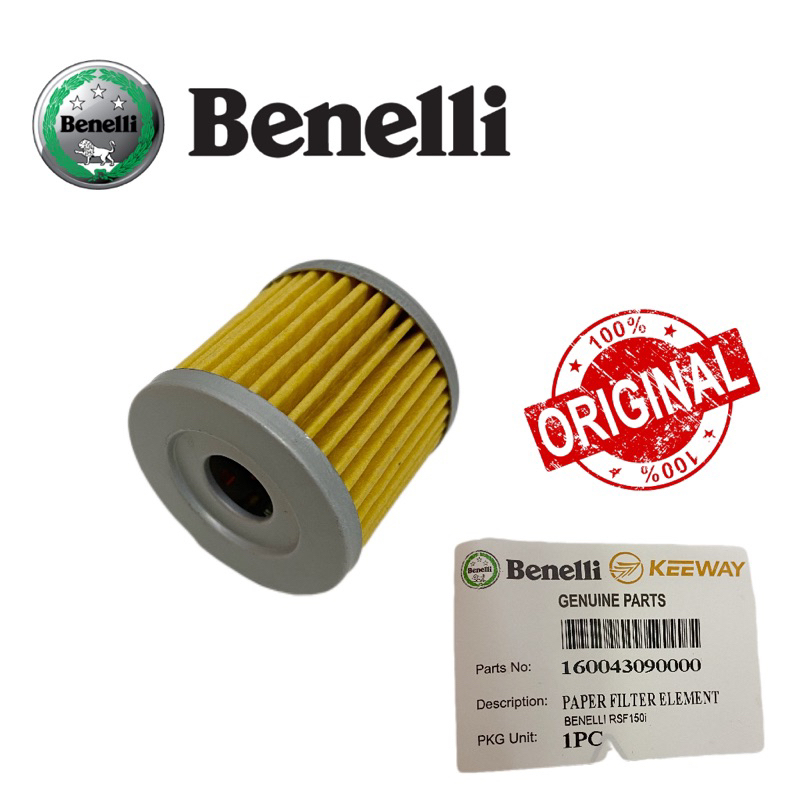Benelli RFS150 i OIL FILTER ORIGINAL RFS-150 | Shopee Malaysia