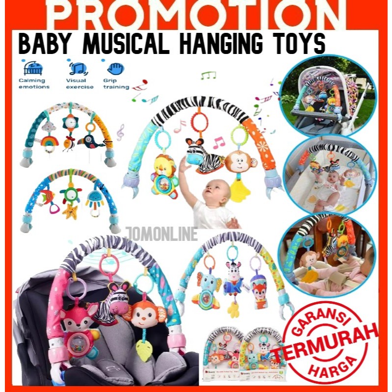 ~Ship From KL~ Baby Stroller Hanging Toys Infant Bed Crib Hanging Toys ...