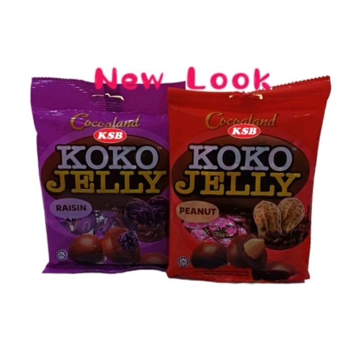COCOALAND KOKO JELLY CHOCOLATE PEANUT / RAISIN (110g/Pack) | Shopee Malaysia