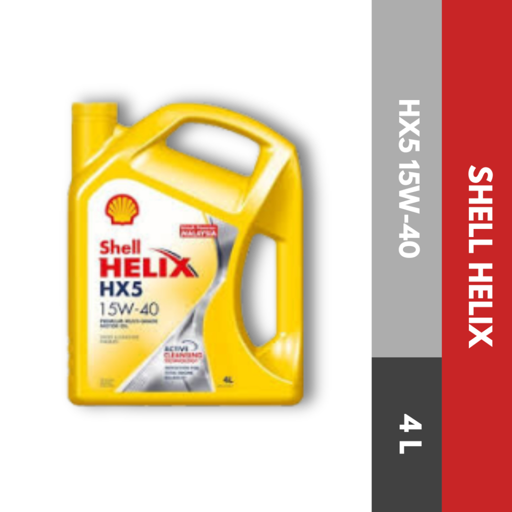 SHELL HELIX HX5 15W-40 4L (UNTUK PASARAN MALAYSIA) | Shopee Malaysia
